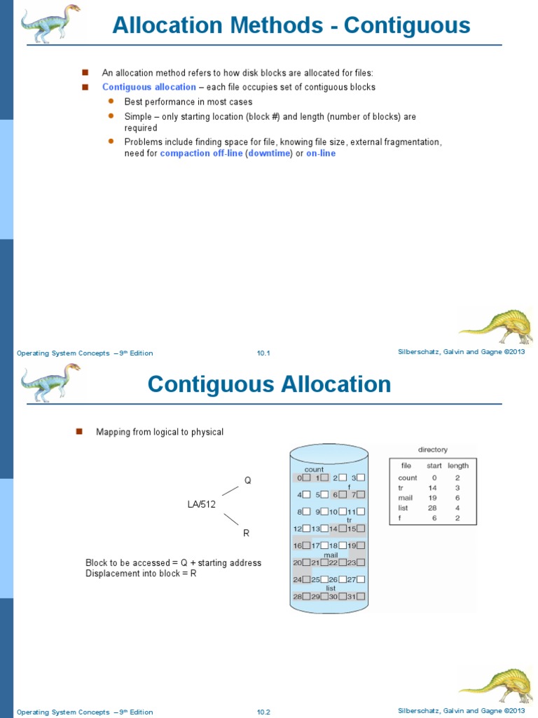 Unit 4 - Disk Allocation Methods | PDF | Hard Disk Drive | File System