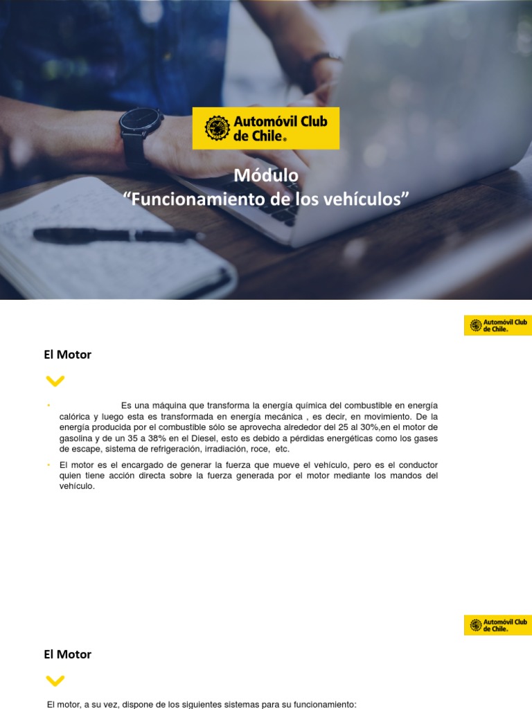 Funcionamiento y Partes del Motor de Vehículo | PDF | Motor diesel | Pistón