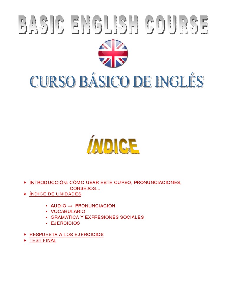 Basic English Course Introduccion PDF | PDF | Idioma en Inglés | Idiomas