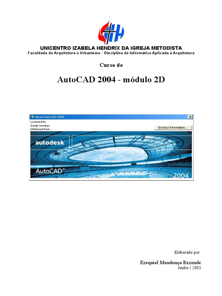 Curso de AutoCAD 2004: Módulo 2D | PDF | Auto Cad | Microsoft Windows