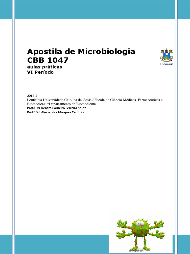 Apostila de Microbiologia CBB 1047 2017 2 PDF | PDF | Especialidades ...