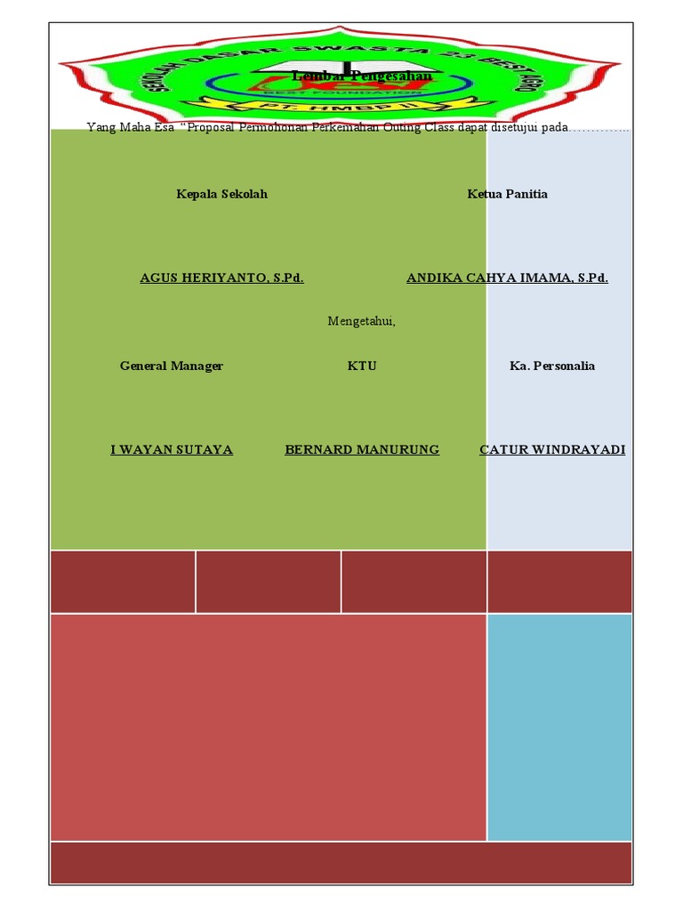 Proposal Outing Class 21 22 | PDF