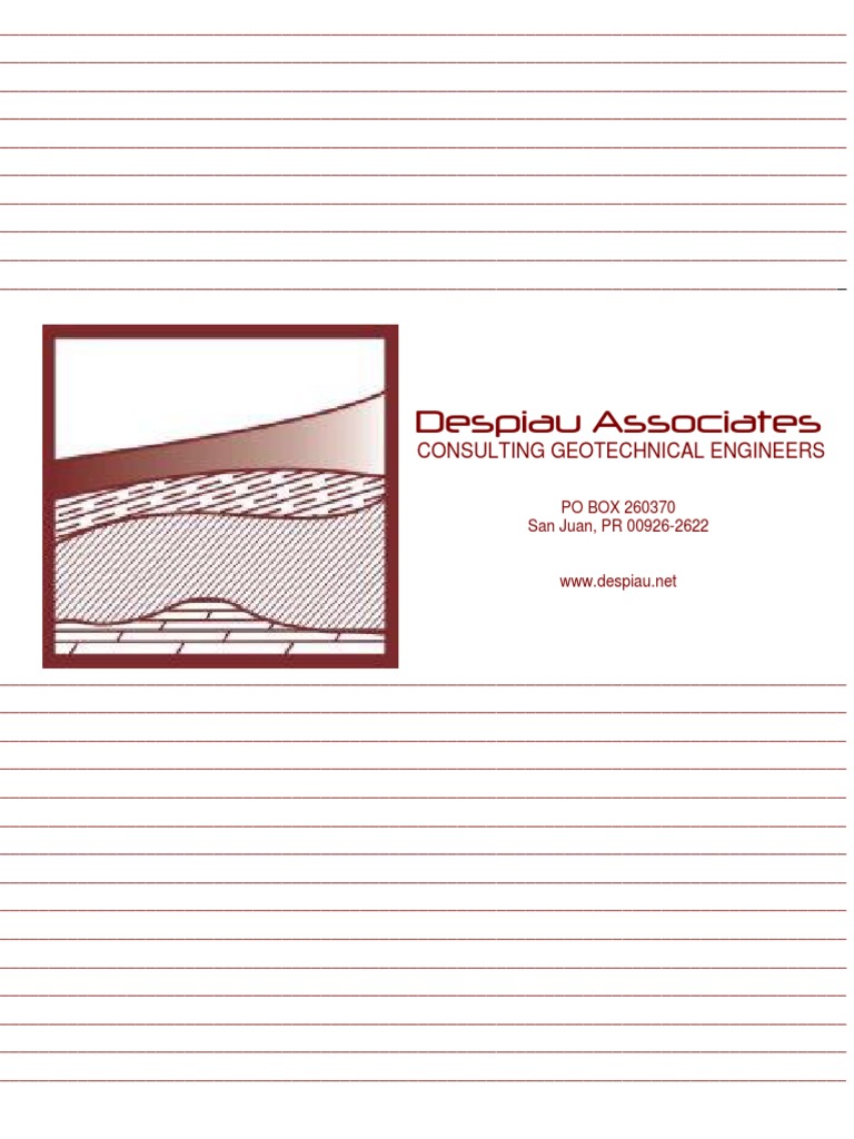 Geophysical and Geotechnical Report | PDF | Silt | Limestone