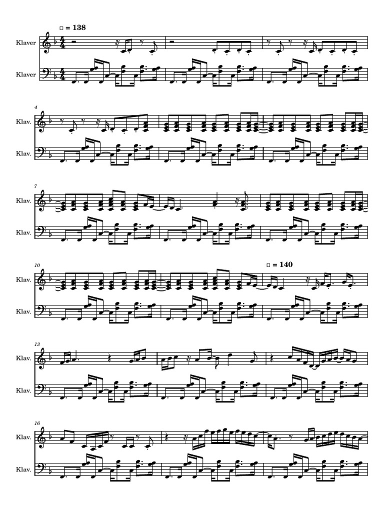 Transcription Final Impromptu by Keith Jarrett | PDF