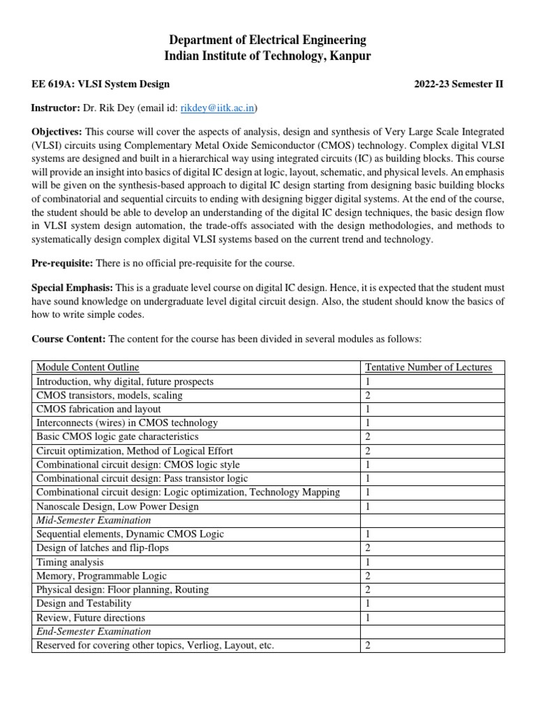 Ee619a FCH | PDF | Integrated Circuit | Electronic Circuits
