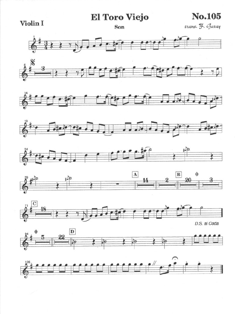 El Toro Viejo - Mariachi Vargas de Tecalitlan Version Original | PDF