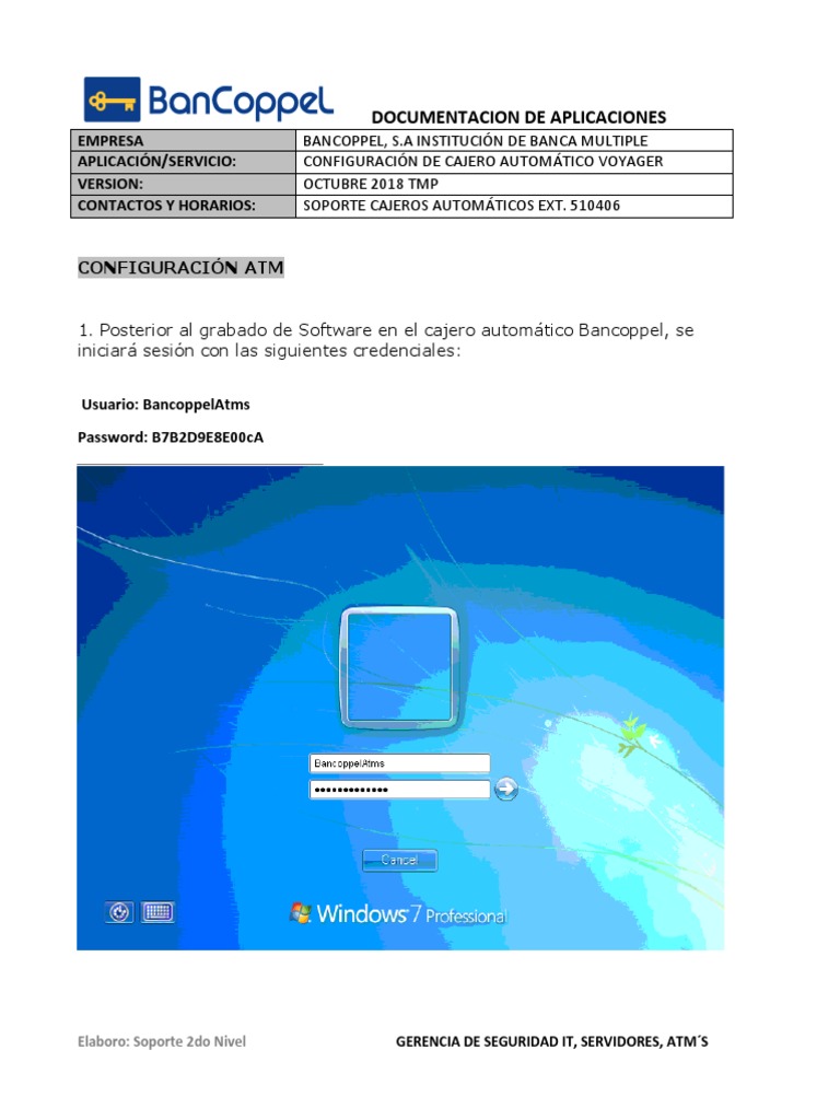 Documentacion de Aplicaciones: Empresa Aplicación/Servicio: Contactos Y Horarios | PDF ...