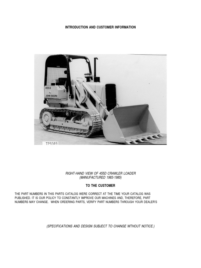 455D Crawler Loader Introduction | Download Free PDF | Loader (Equipment) | Screw