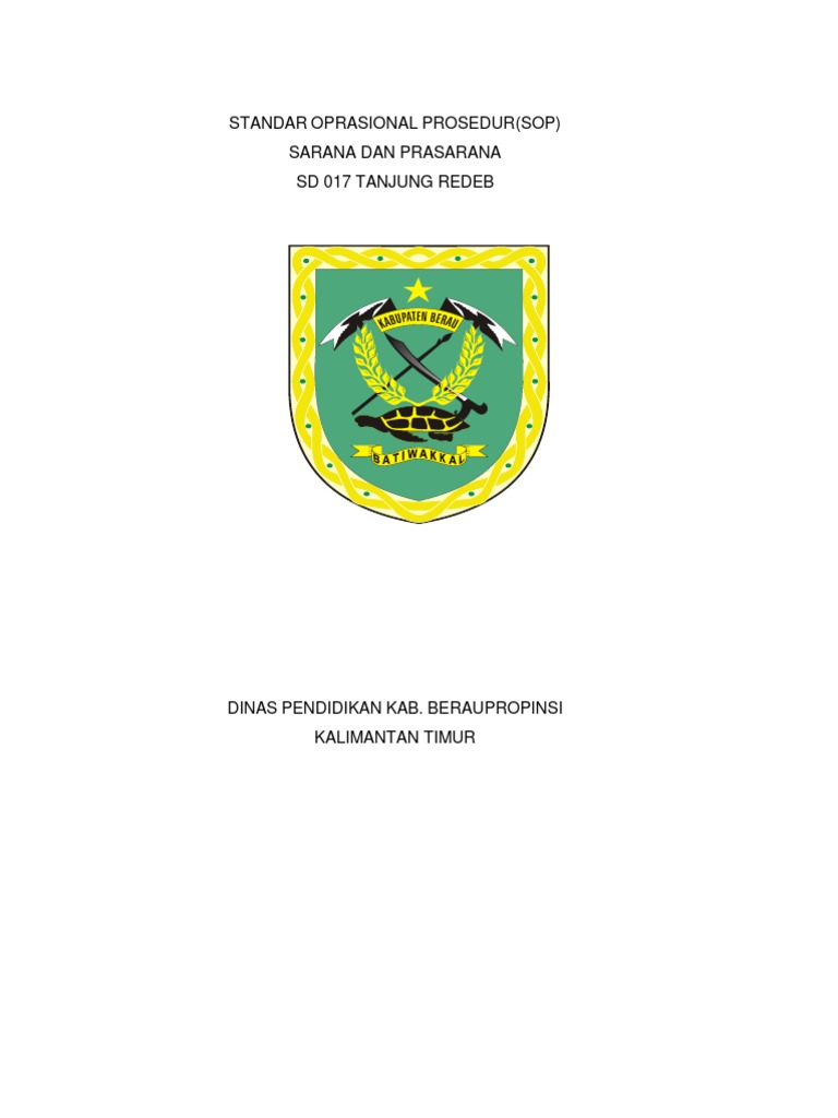 SOP SARANA DAN PRASANA SDN 017 PDF | PDF | Karier & Perkembangan | Seni