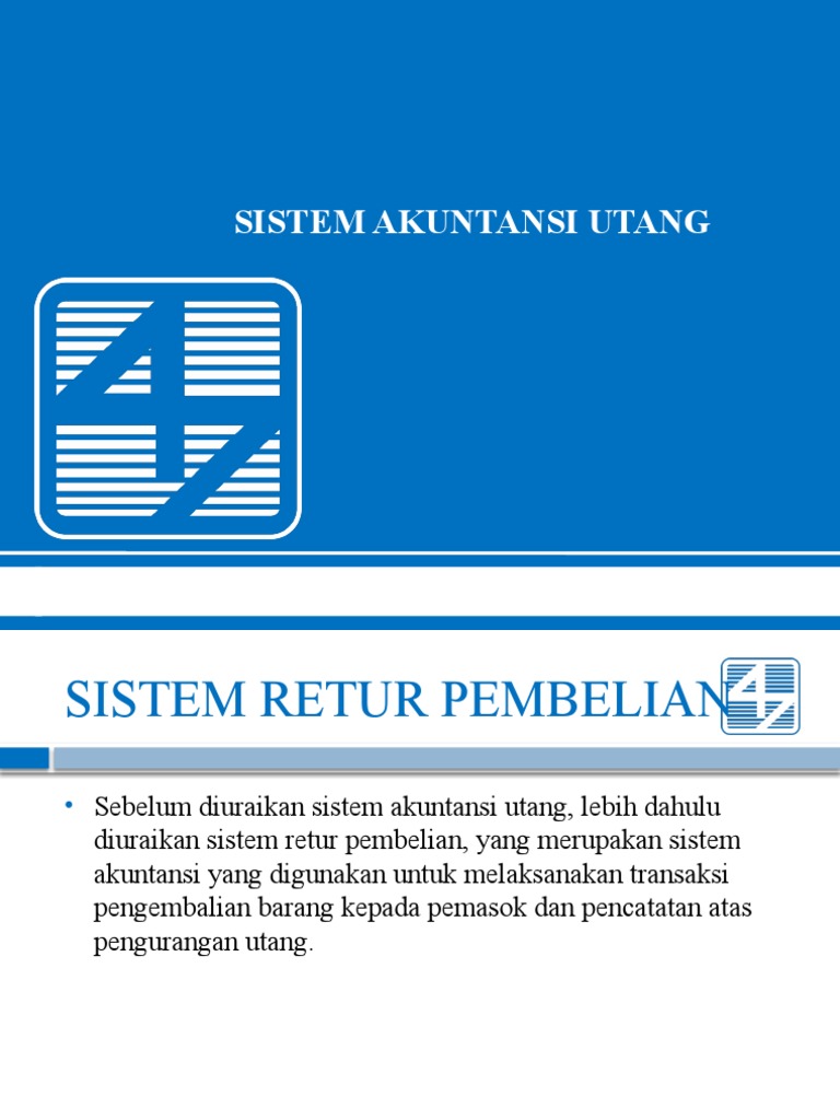 Belajar Pencatatan Utang Pada Perusahaan Dagang | PDF