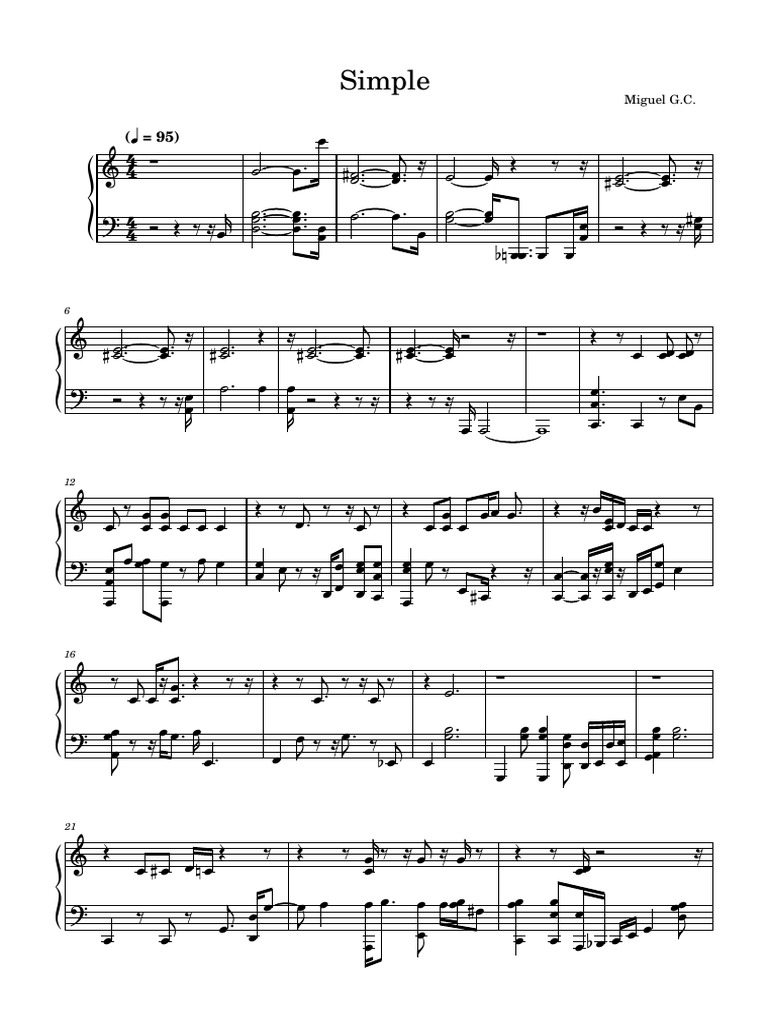 Simple Partitura | PDF