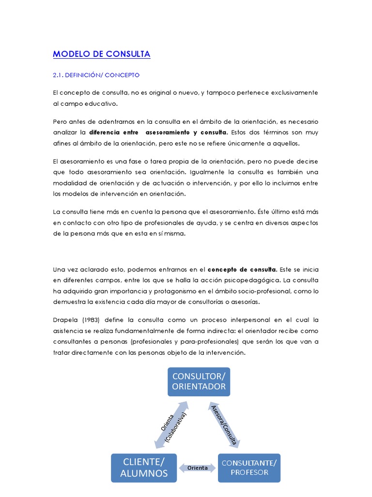 Modelo de Consulta | PDF | Evaluación | Maestros