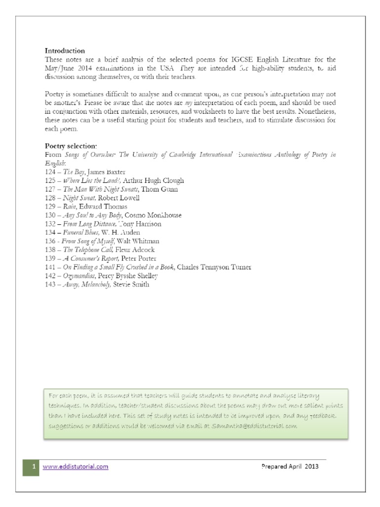 Songs of Ourselves | PDF