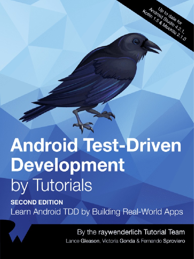 Android Test-Driven Development by Tutorials by Lance Gleason, Victoria ...