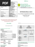 Intrams Program | PDF