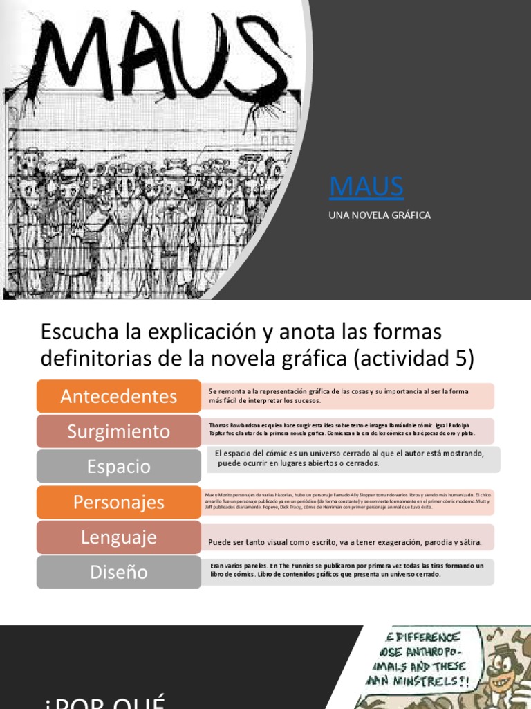 Norma Ines Llergo Sanchez - 2. Maus. Una Novela Gráfica% | PDF | nazismo | Cómics