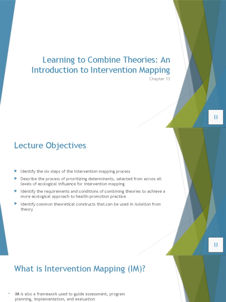 Intervention Mapping Pdf Program Evaluation