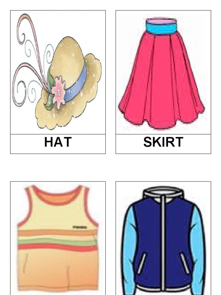Clothing Items and Accessories List | PDF