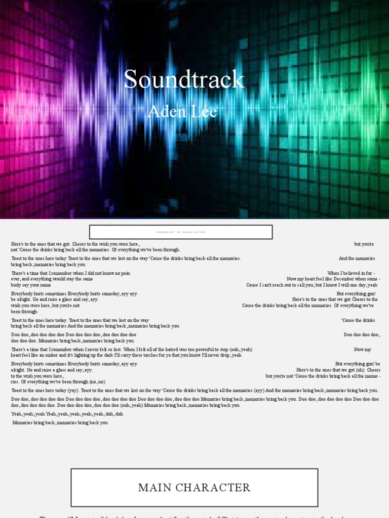 Soundtrack Analysis for Christopher | PDF | Poetry