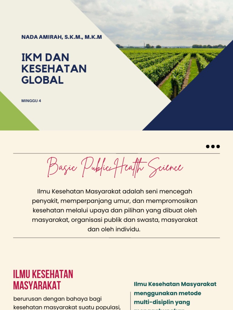 IKM DAN KESEHATAN GLOBAL - 6 - Compressed PDF | PDF | Sains & Matematika