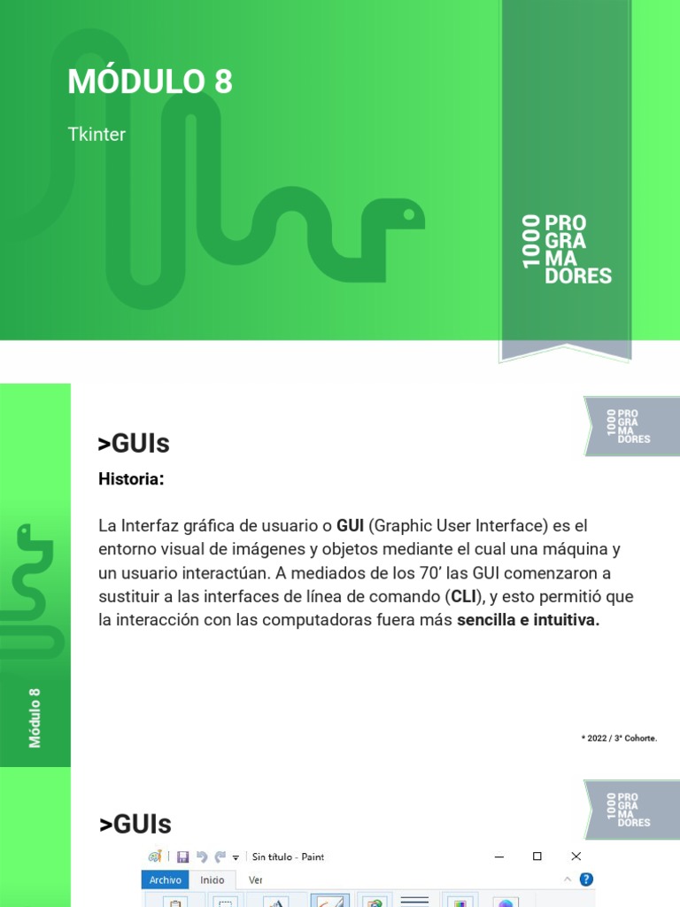 Tkinter - PPTX 1 | PDF | Interfaces gráficas de usuario | Interfaz de ...