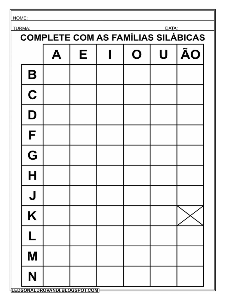 Complete Com As Silabas | PDF