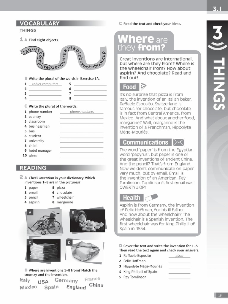 Workbook - U3 With - Keys | PDF