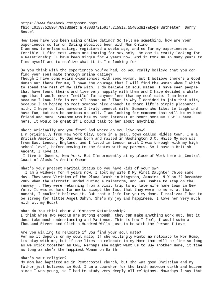 Question and Answer-1 | PDF | Online Dating Service