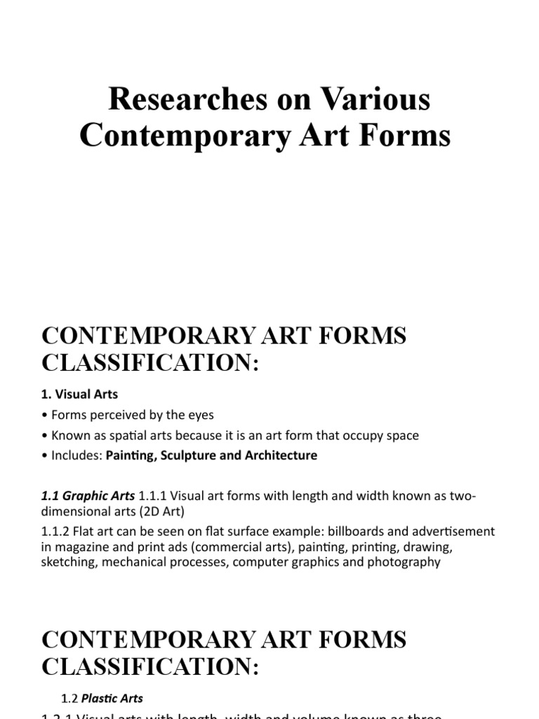Contemp W 2 | PDF | Art | Classics