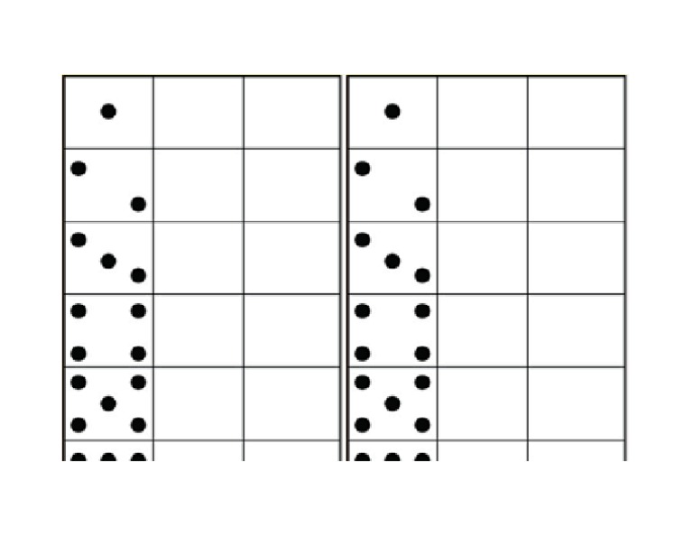 Tabla de Minigenerala | PDF
