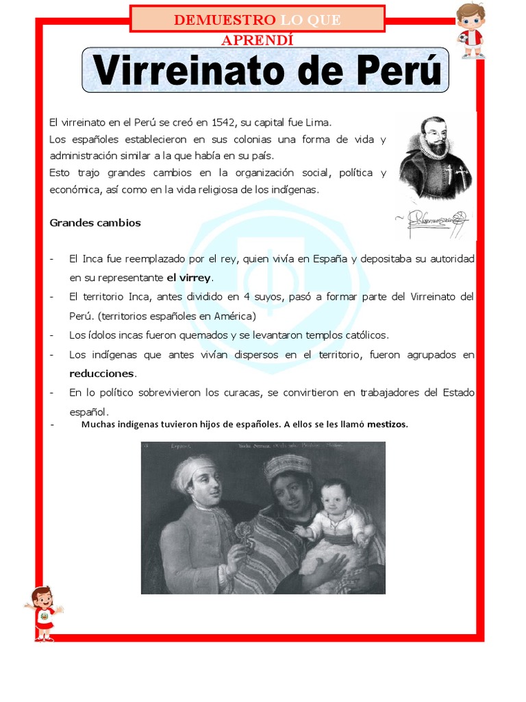 Virreinato en El Peru | PDF | América del Sur | America latina