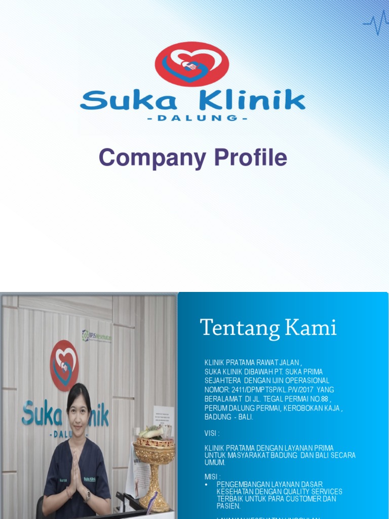 Company Profile Suka Klinik PDF | PDF