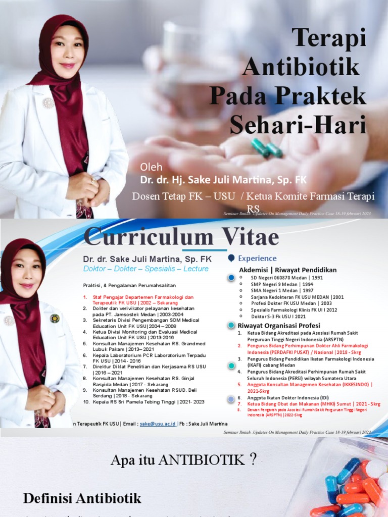 Terapi Antibiotik Pada Praktek Sehar - Hari FINAL-Kirim | PDF