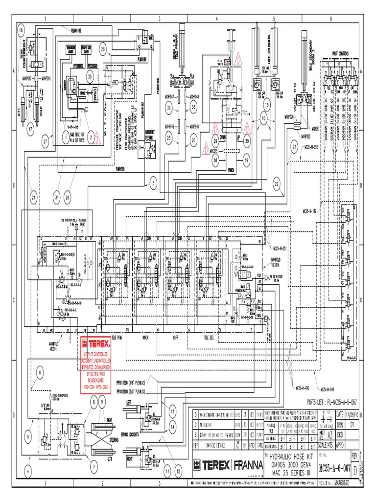 MAC25-3 HYDRAULIC SECTION MERCEDES v2 PDF | PDF | Lubricant | Pump