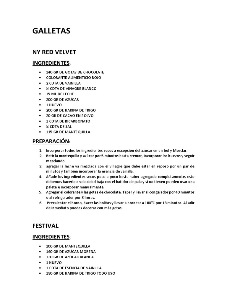 Foro Galletas | PDF | Chocolate | Galleta