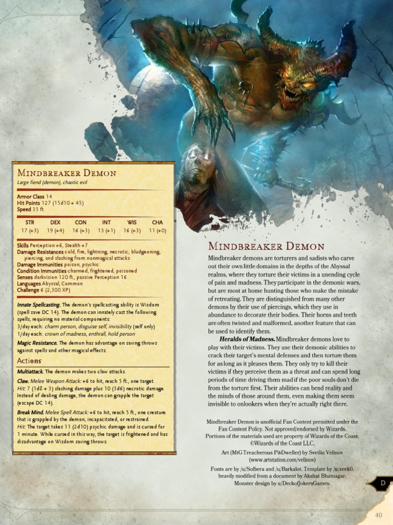 Mindbreaker Demon PDF | PDF | Law