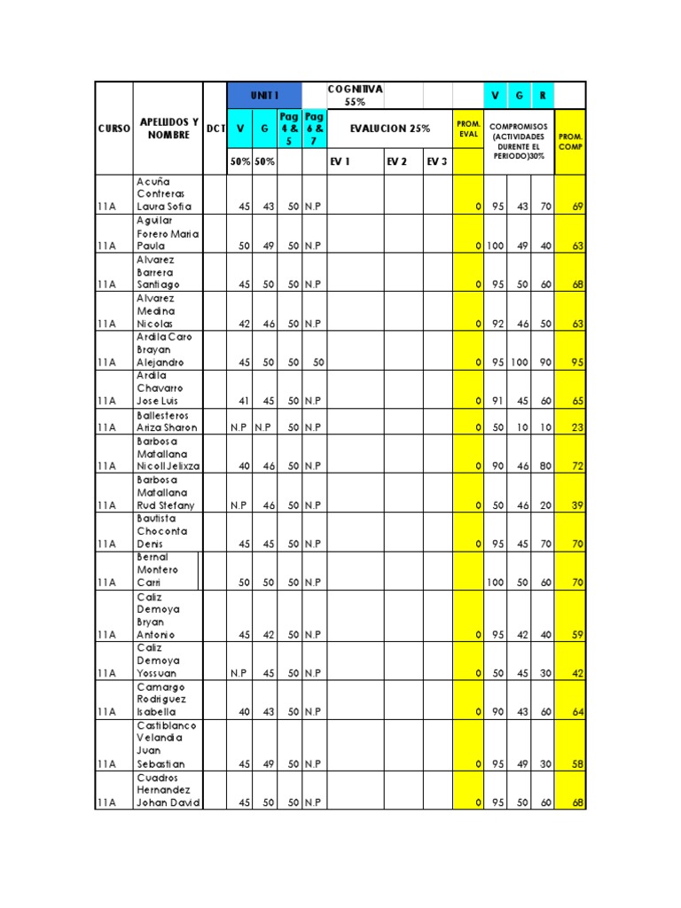 Student Performance Report | PDF