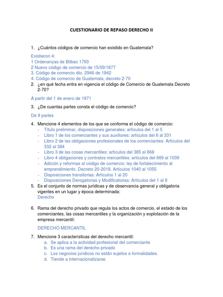 REPASO DERECHO II Abner Alvarez PDF | PDF | Sociedad de responsabilidad ...