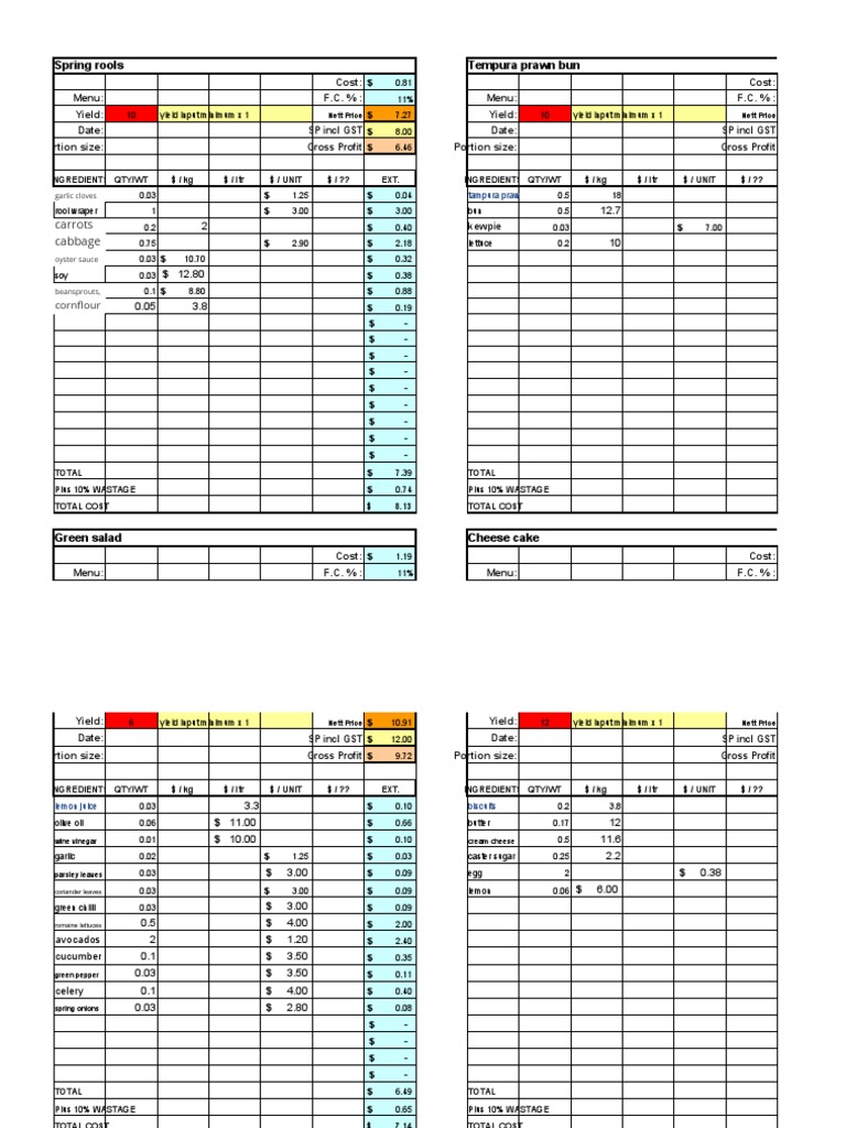 SITHKOP002 Template1121 | PDF | Food And Drink Preparation | Asian Cuisine