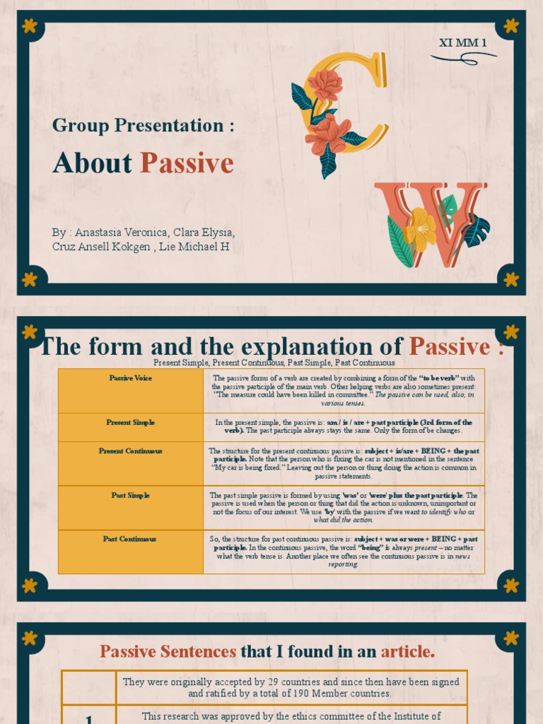 Group Presentation | PDF | Verb | Linguistics