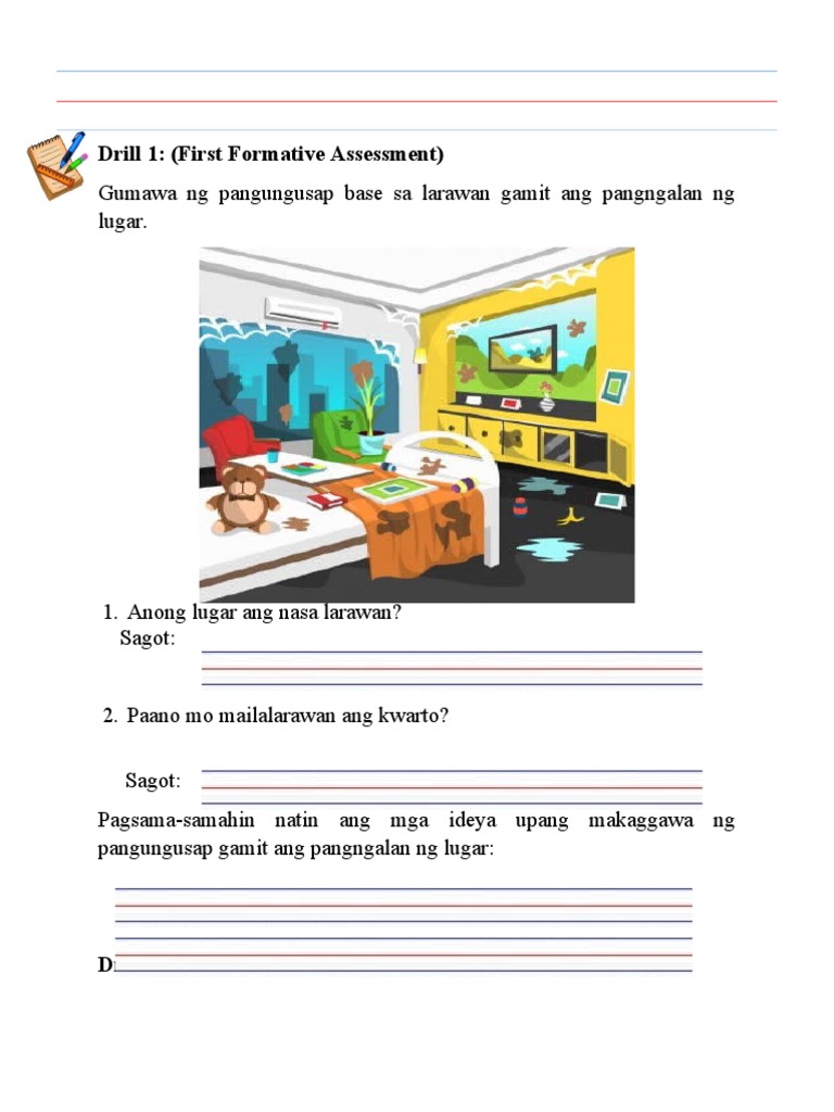 Filipino Paggamit NG Pangalan NG Lugar Sa Pangungusap | PDF