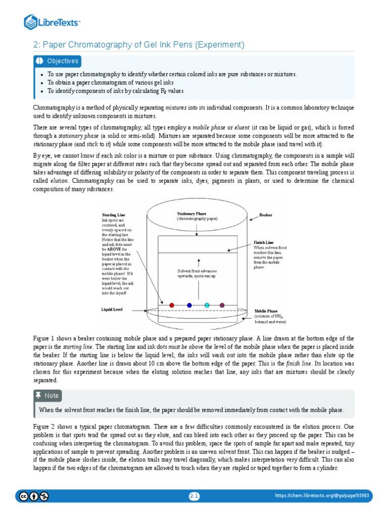 Removing Chromatogram from Beaker | PDF | Chromatography | Elution