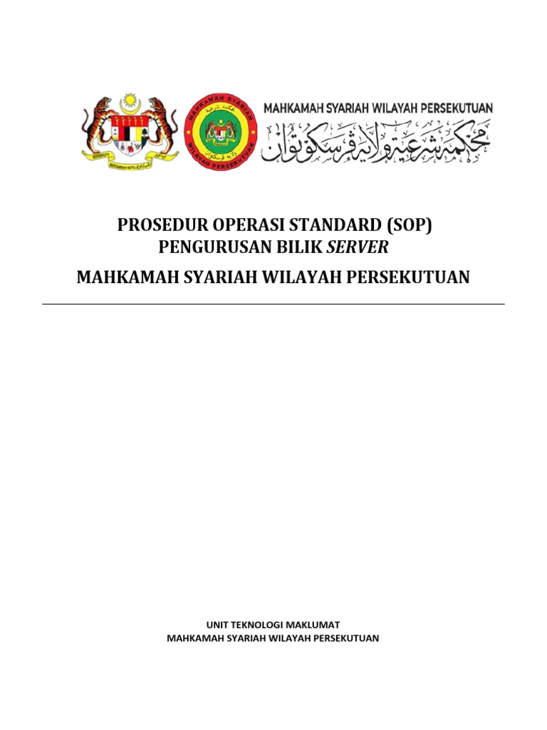 Sopict-Pengurusan Bilik Server | PDF