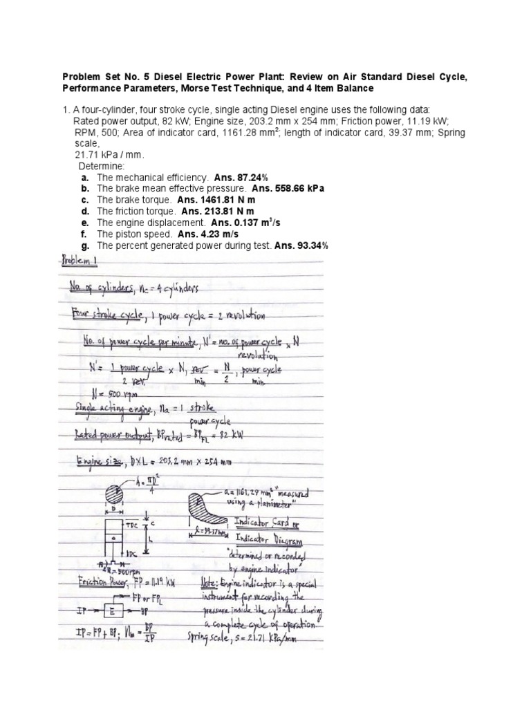 5 1 | PDF | Diesel Engine | Engines