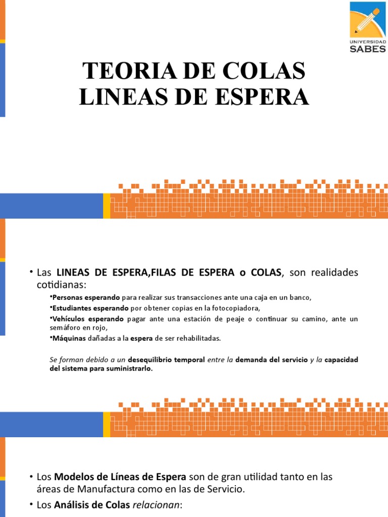 Teoría de Colas | PDF