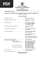 BSP PROGRAM OF ACTIVITIES Simple | PDF | Outdoor Recreation ...