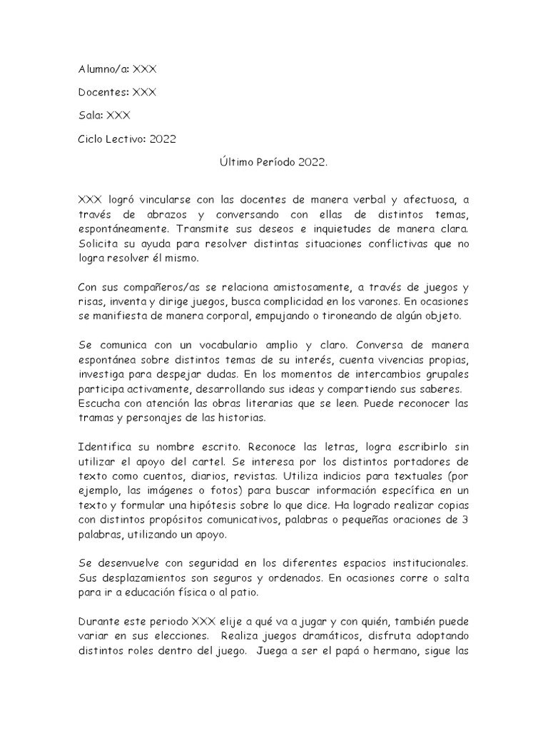 Modelo Informe Final 5 | PDF | Salud y bienestar