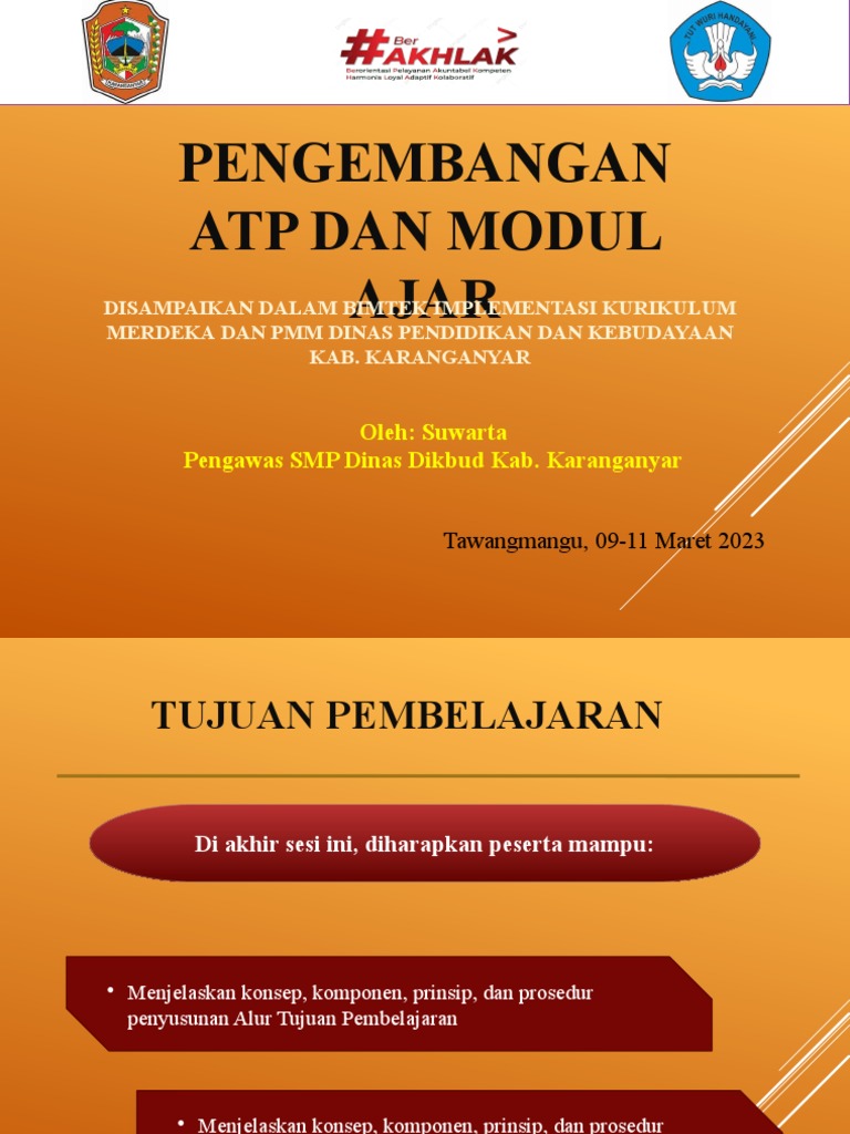 ATP Dan Modul Ajar | PDF
