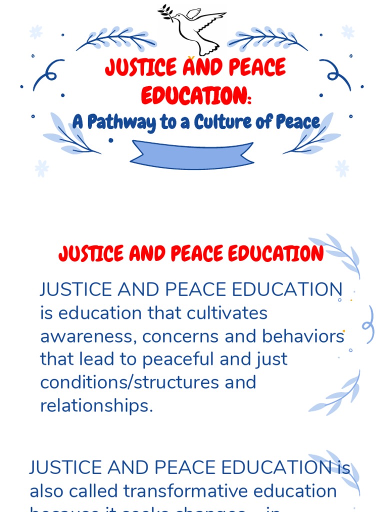 Cfe-5a-Peace Education-Final | PDF | Peace | Nonviolence