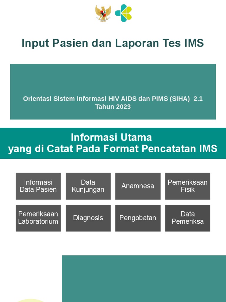 02 - M. Input Pasien Dan Laporan IMS | PDF
